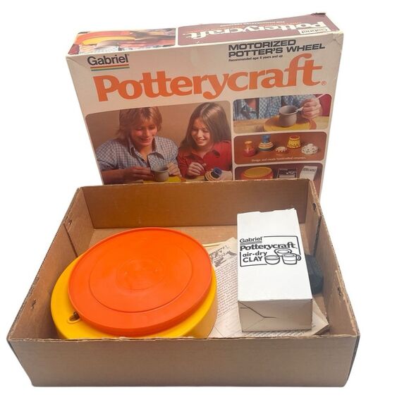 Toys | Vintage Gabriel Electric Pottery Craft Motorized Potters Wheel ...